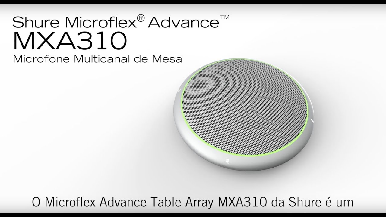 Shure Microflex Advance MXA310 - Microfone de Mesa para Salas de ...