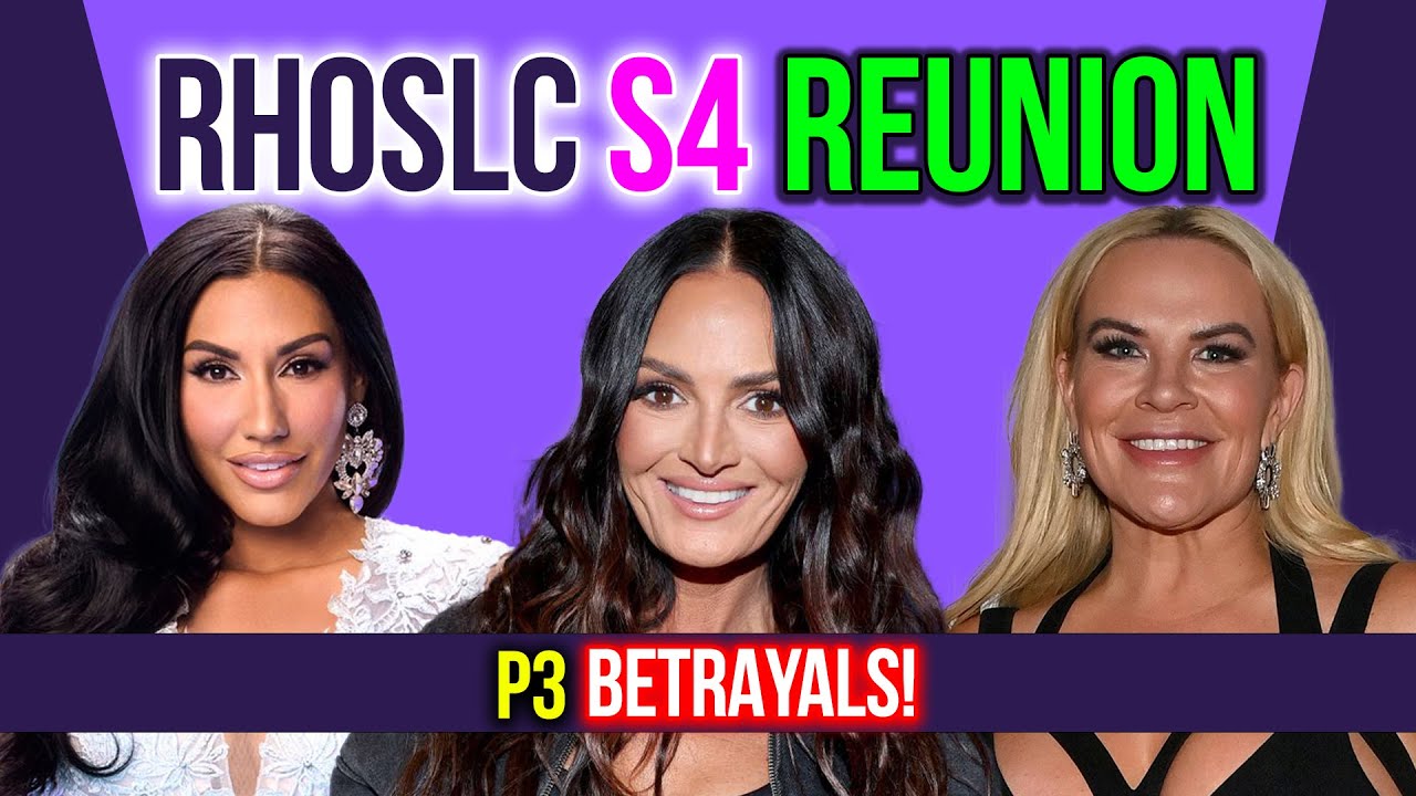RHOSLC S4 Reunion P3 Betrayal! #rhoslc #rhoslcreunion #bravotv # ...