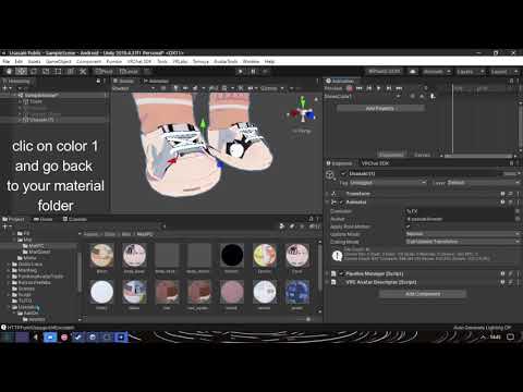 How to make material swap toggle on vrchat avatar - YouTube