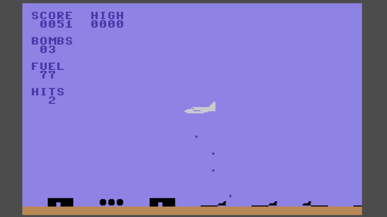 C64 Game: Bomber Attack - YouTube