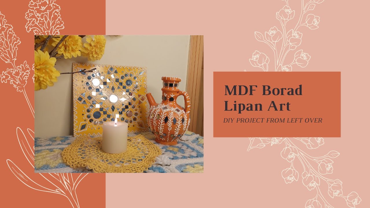 Creative DIY Lipan Art Decoration Using Leftover MDF Board Pieces - YouTube