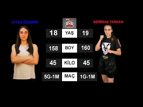 İstanbul Muaythai Maçları - Ayten ÖZDEMİR- Neriman TAHRAN 2.MAÇ