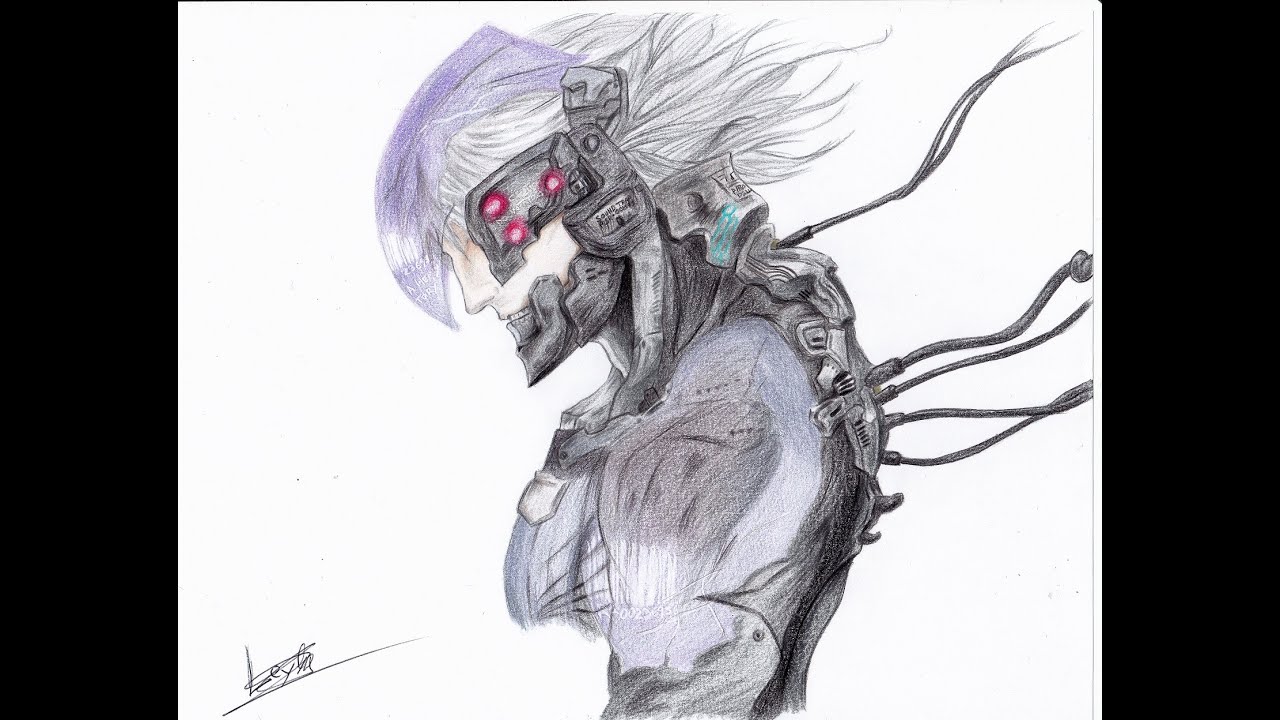 How To Draw Raiden MetalGearSolid4 Timelapse - Como Dibujar Raiden MGS4 ...