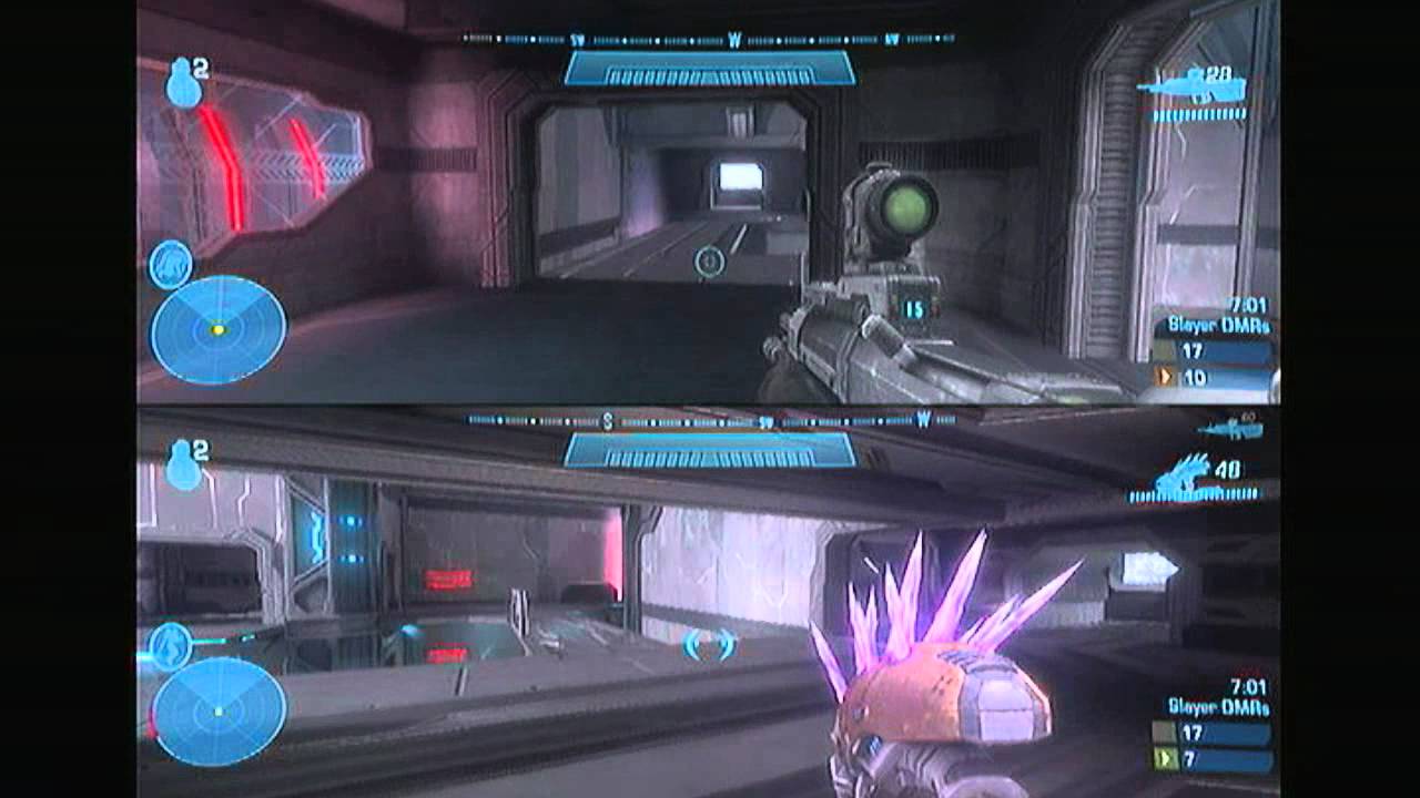 Halo Anniversary Multiplayer Gameplay Splitscreen - YouTube