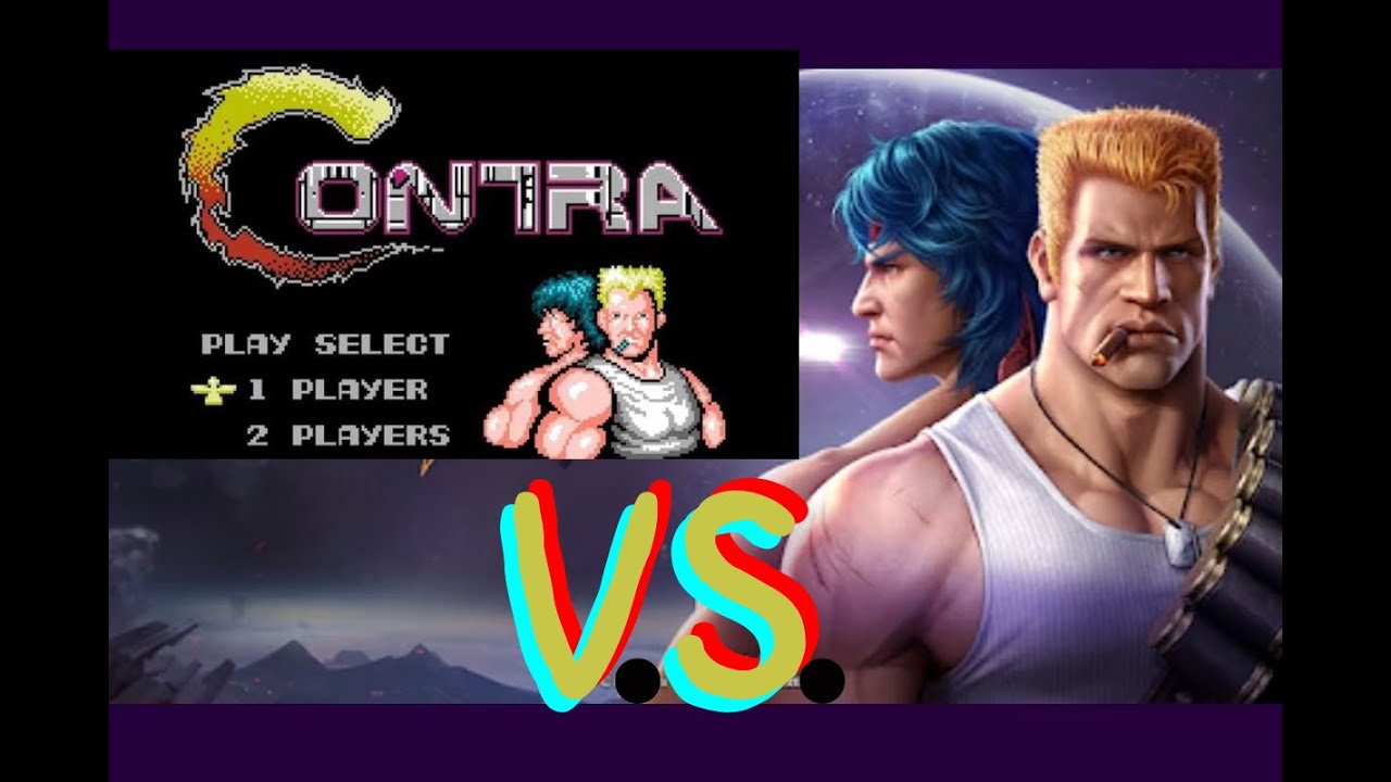 Contra Old Vs New || Contra All Boss || Contra Old Vs New Comparison ...