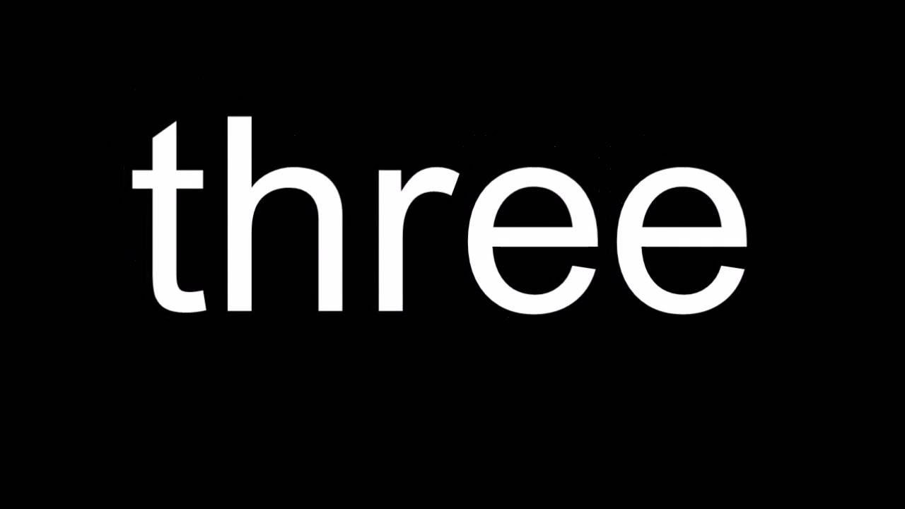 stage 3 sight words - three song - YouTube