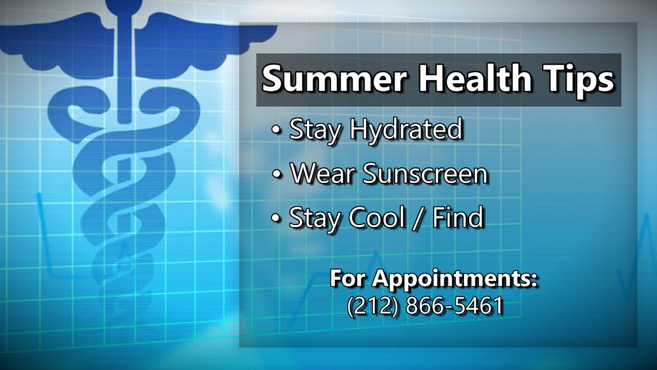 Dr. Dominick Bioh Summer Health Tips - YouTube