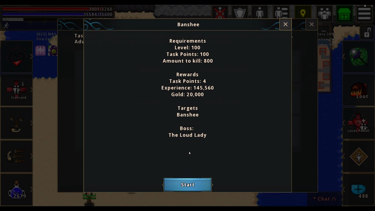 (MISSION) Lawl MMORPG: Banshee Task Speedrun (Under 20 Min) - ⛰️ Healer ...