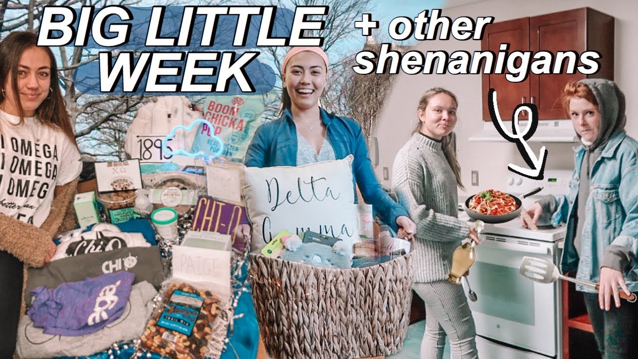 college week in my life + BIG LITTLE WEEK! - YouTube