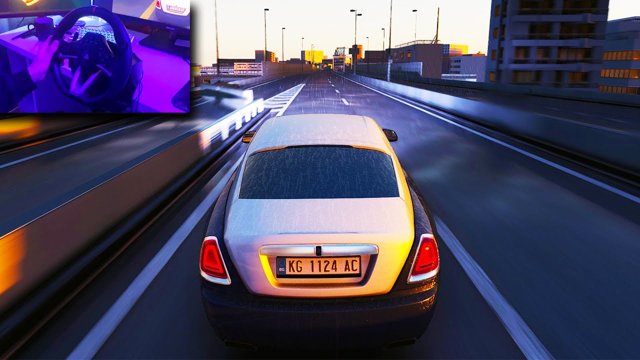 2014 Rolls Royce Wraith Cruise (w/ Rain FX💦) | Assetto Corsa | Steering ...