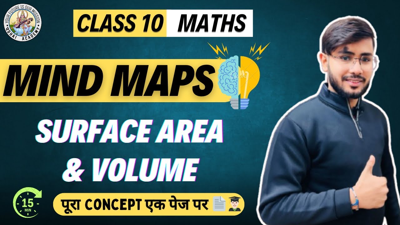 Class 10 Maths Chapter 12 Surface Area and Volumes Concept in 15 ...