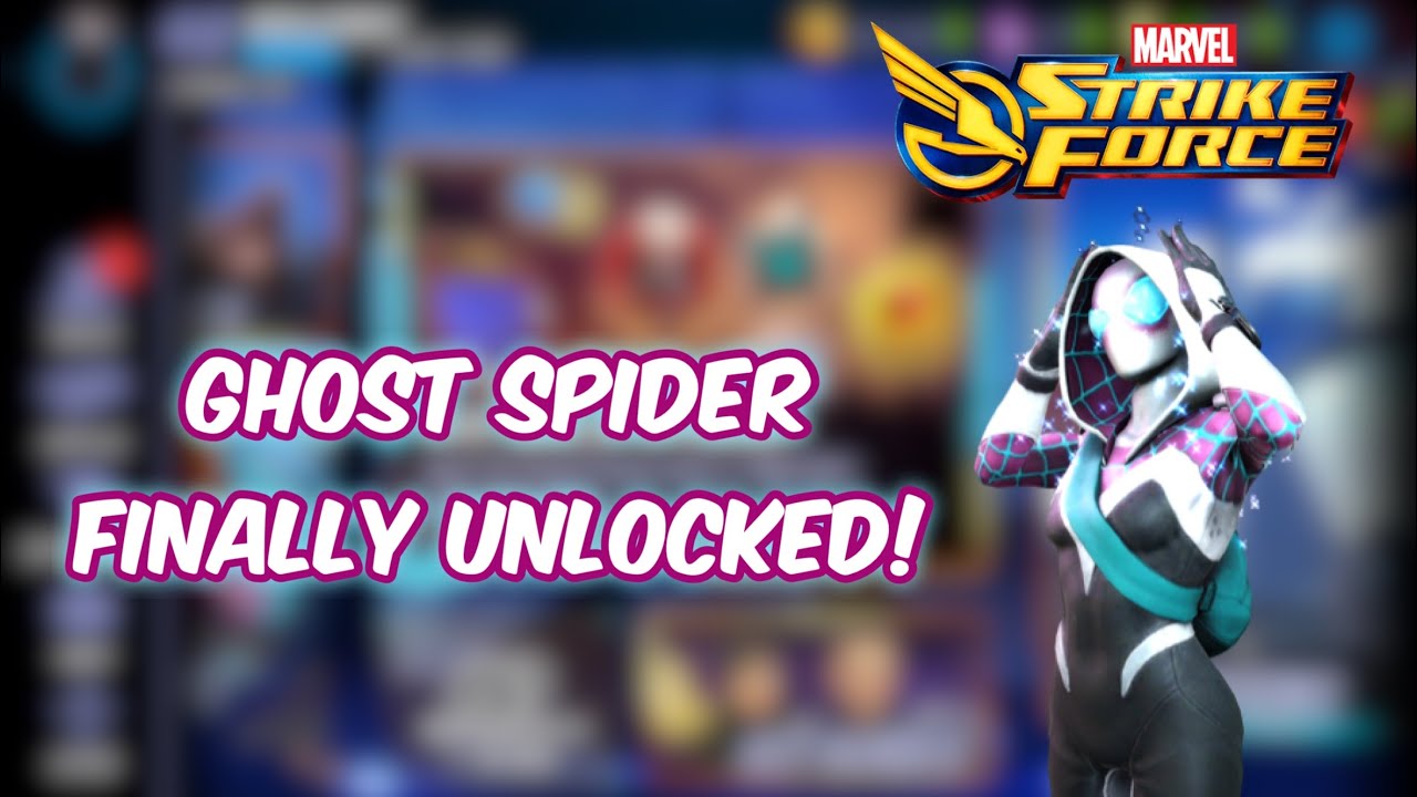 I FINALLY Unlocked GHOST SPIDER In MARVEL STRIKE FORCE! - YouTube