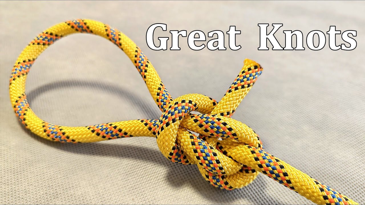 Two simple and practical knots, tying methods. - YouTube
