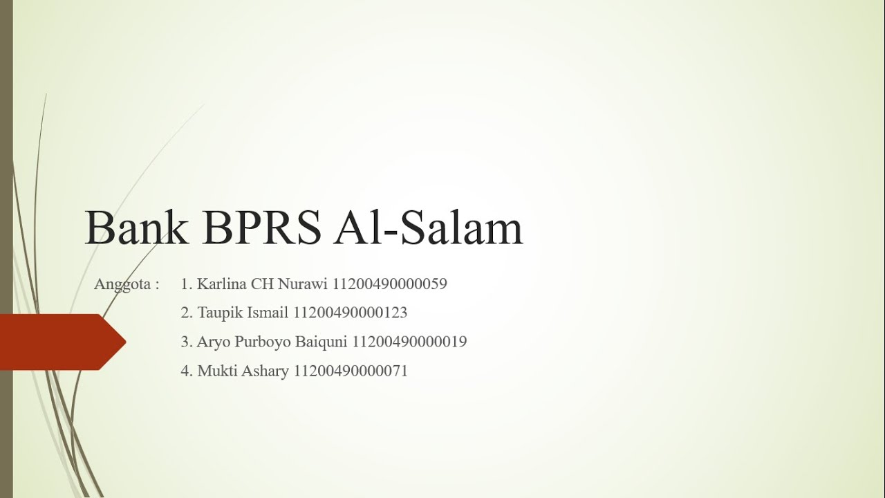 BPRS Al-Salaam (UAS Kelompok 15 Perbankan Syariah HES 3-B) - YouTube