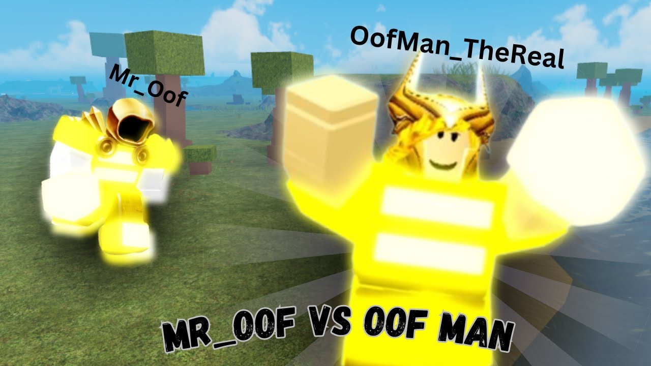 I beat Oof Man in a 1v1!!! - YouTube