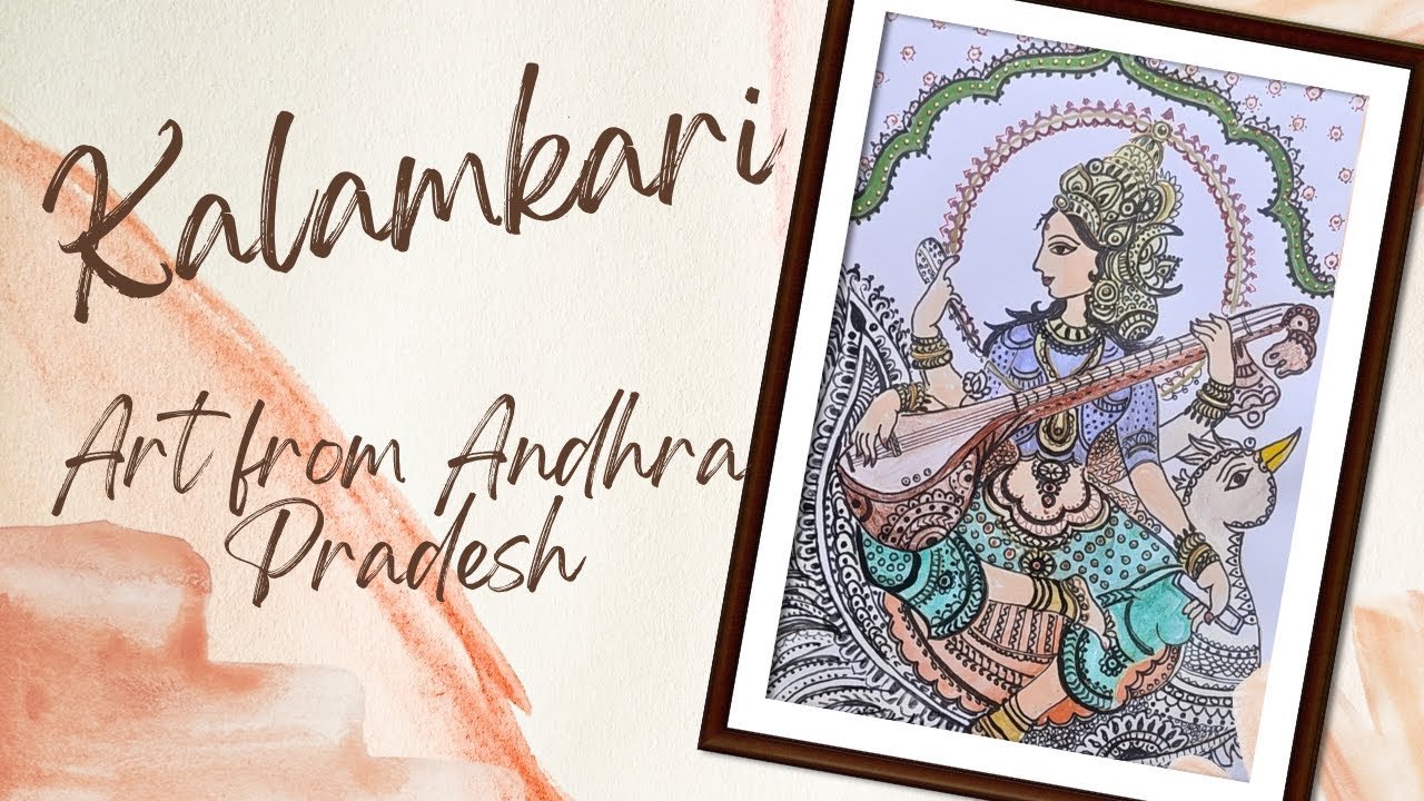 Kalamkari painting kaise banaye | Learn kalamkari | kalamkari painting ...