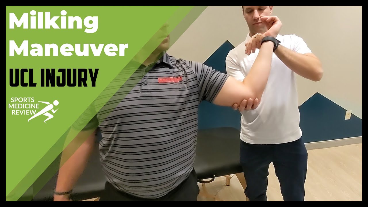 Milking Maneuver (for Elbow UCL Injury) - YouTube