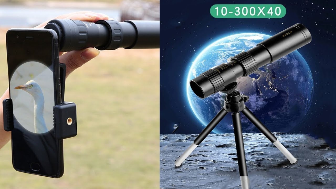 IMPRESSIONANTE ISSO !! Super telefoto zoom telescópio monocular 4K ...