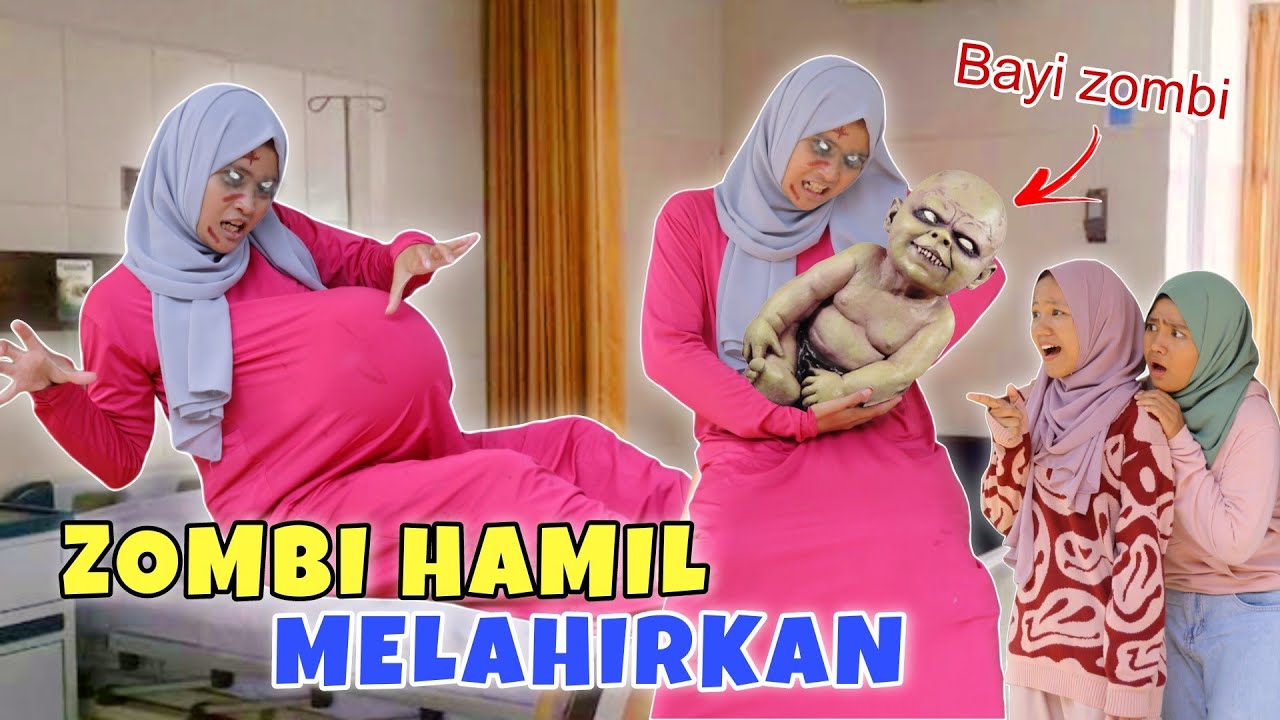 SEREM 😱 IBU HAMIL ZOMBI MELAHIRKAN BAYI ZOMBI | CHIKAKU FAMILY - YouTube