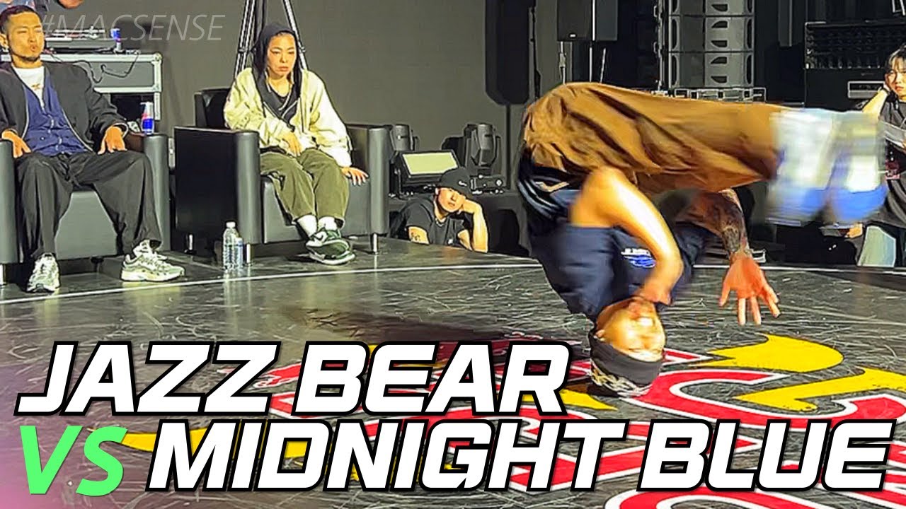 BBOY JAZZ BEAR vs MIDNIGHT BLUE // MACSENSE // RED BULL BC ONE KOREA ...