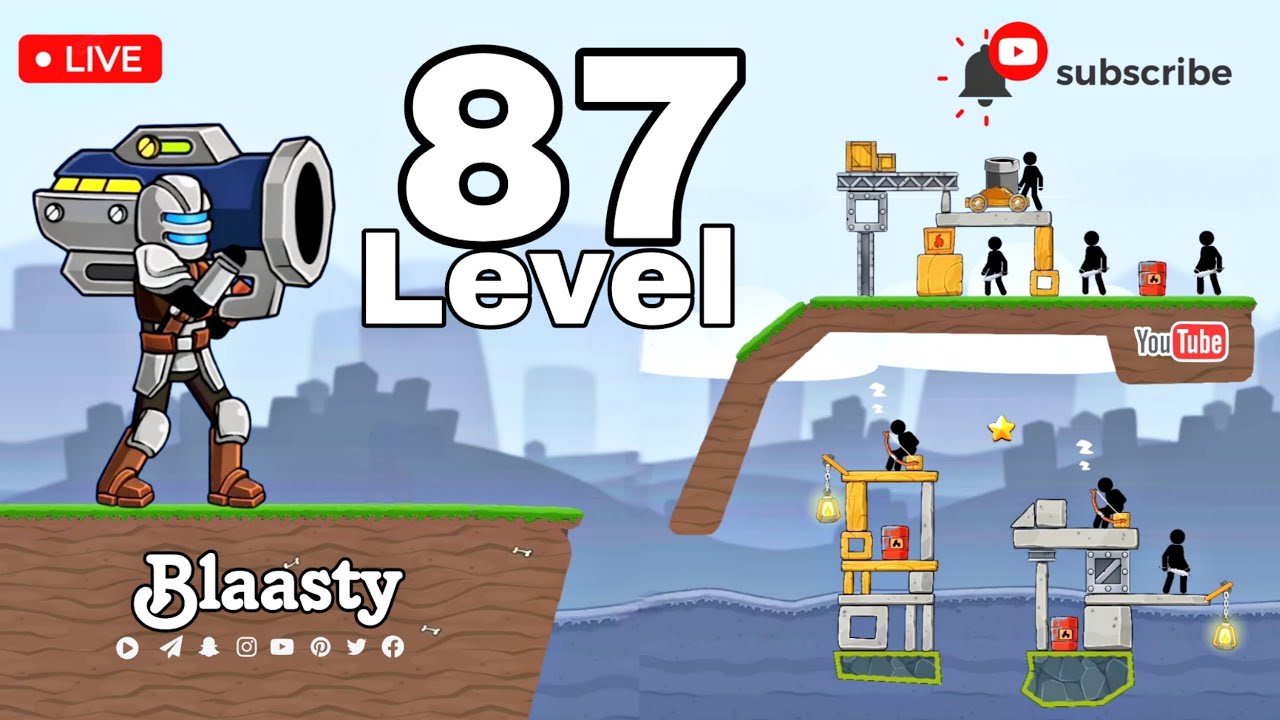 Boom Stick Game । Blaasti Level :-87/150 । how to complete level 87 ...