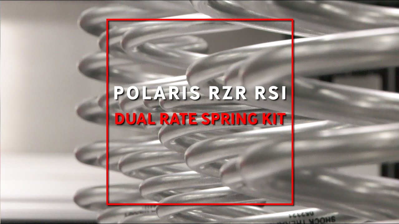 How to Install Shock Therapy Dual Rate Spring Kit for Polaris RZR RS1 ...