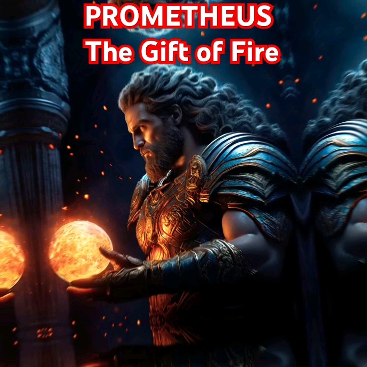Prometheus The Gift of Fire # #greekmythology #greekgods #greekmyths ...