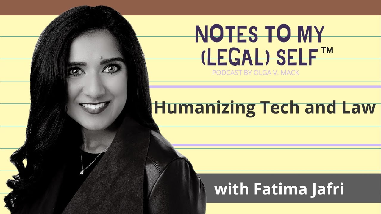 Season 4, Episode 14: Humanizing Tech and Law (ft. Fatima Jafri) - YouTube