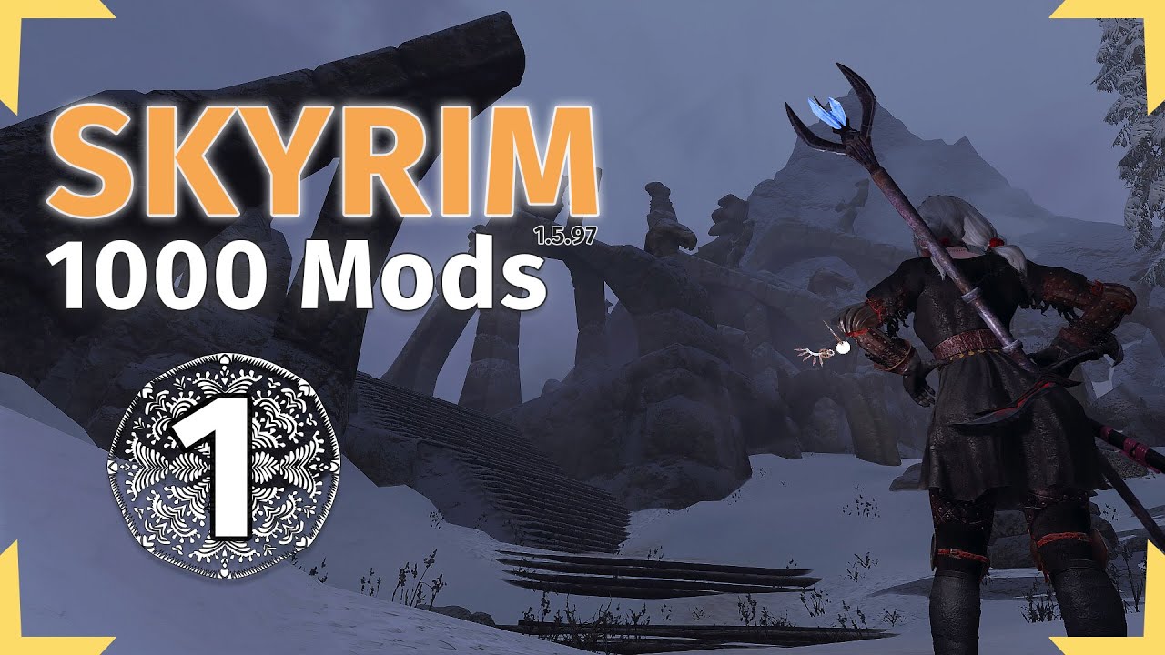 SKYRIM SPECIAL EDITION MODDED IN 2025 (UNDER 1000 MODS) | NO COMMENTARY ...