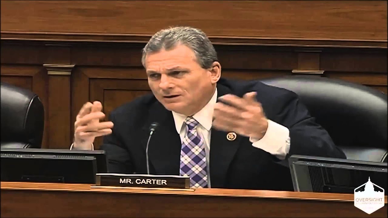 Rep. Carter (GA-01) Presses for Obamacare Misstep Answers - YouTube