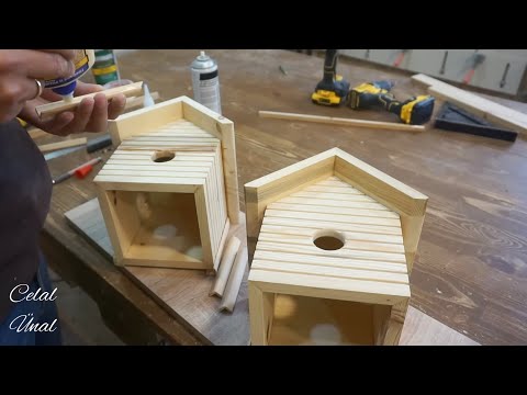 Woodworking Diy / Birdhouse making / Kuş Evi Yapımı