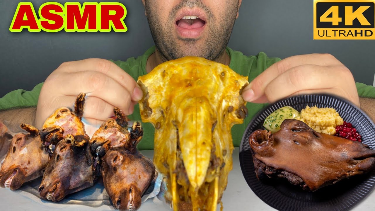 ASMR | SHEEP HEAD EATING SHOW ,(NO Talking), MUKBANG, asmrsounds, asmr ...