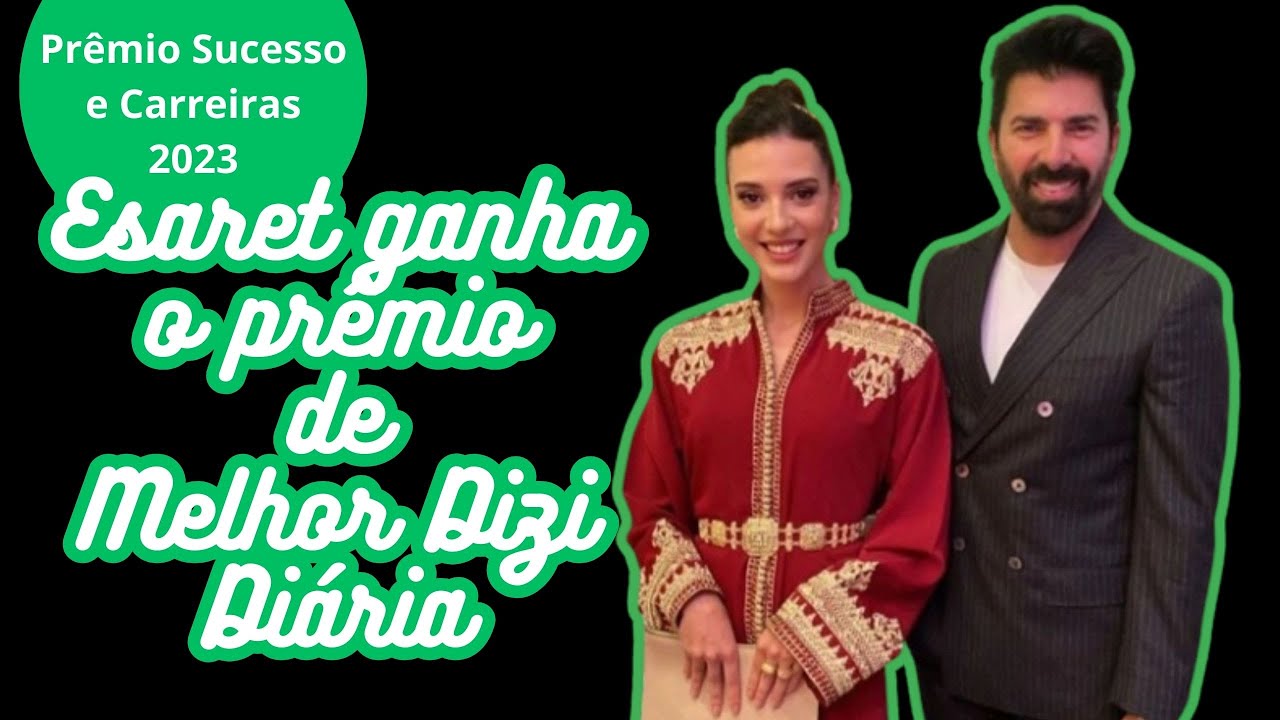 Mahassine Merabet e Cenk Torun recebem o prêmio de Melhor Dizi Diária ...