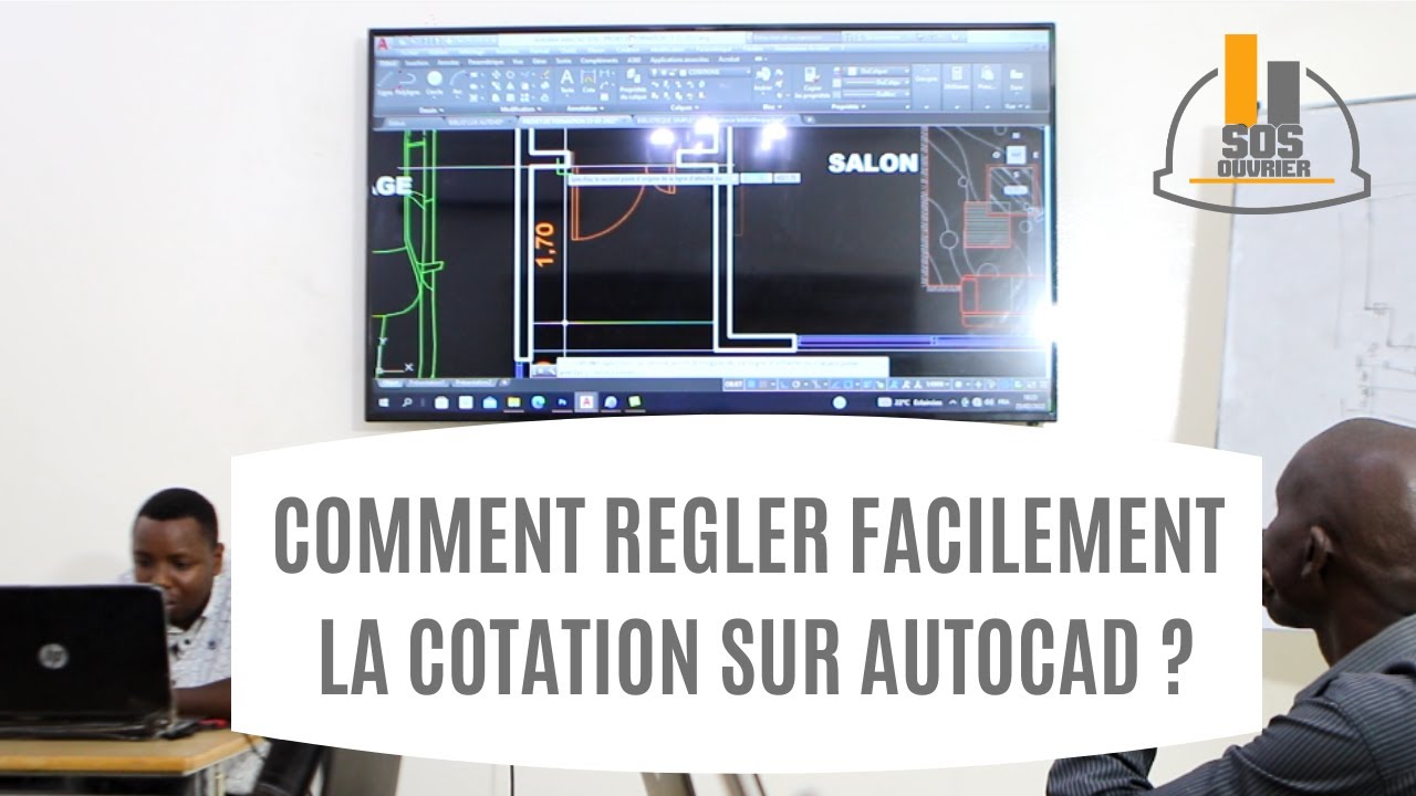 comment régler facilement la cotation sur autocad - YouTube