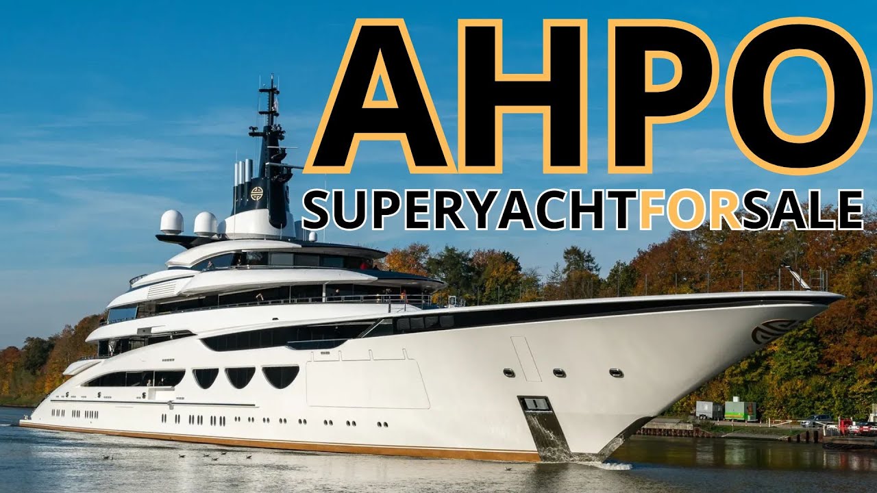AHPO Yacht for Sale: A 115-Meter Superyacht by Lürsse - YouTube
