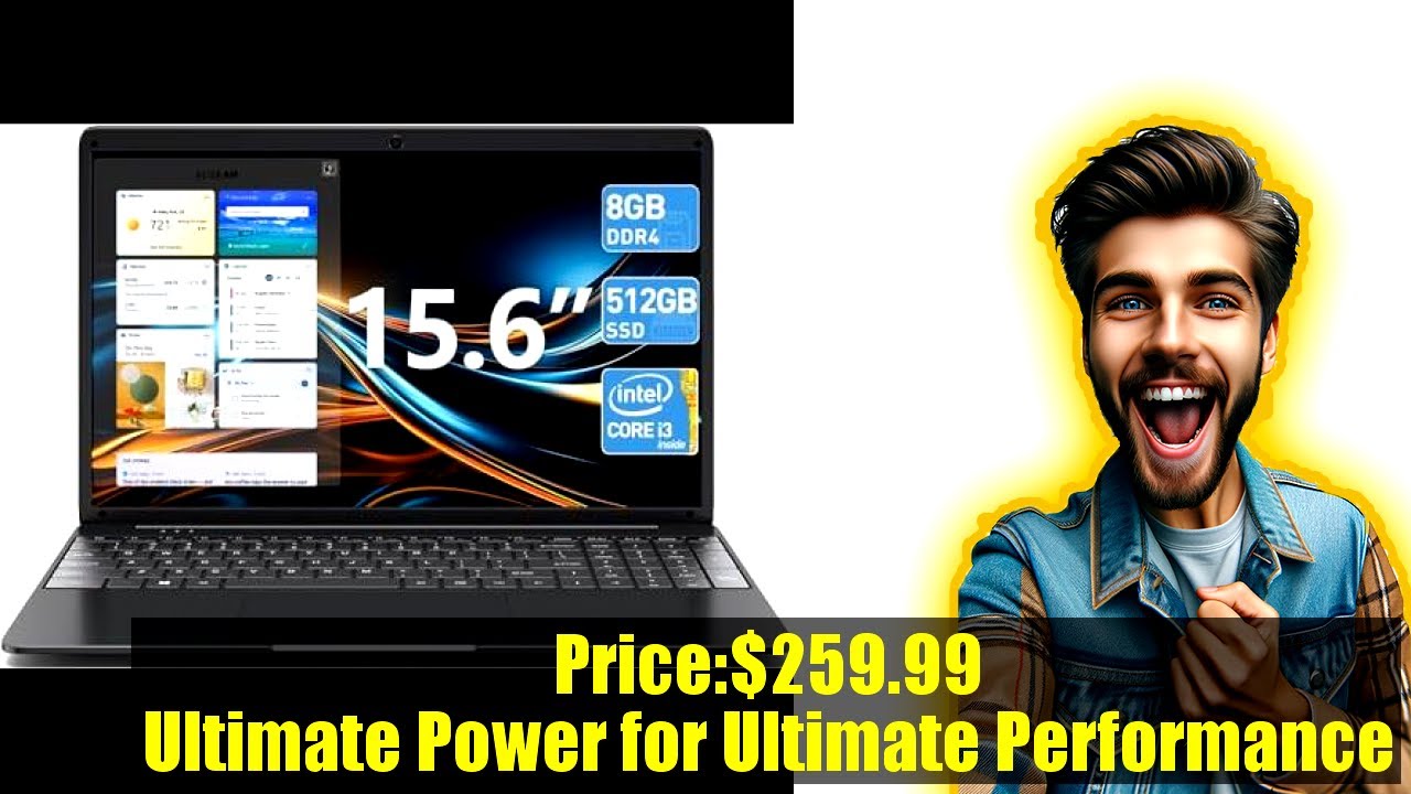 Buy SGIN 15 Inch Laptops, 8GB DDR4 512GB SSD Laptop Computer with Intel ...