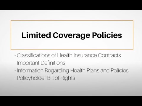 Limited Coverage Policies - YouTube