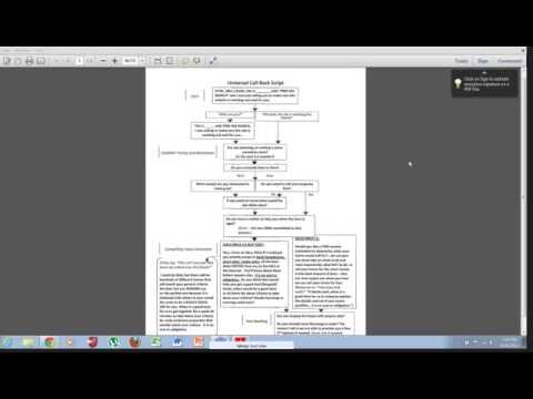 Universal Call Back Script with Scott - YouTube