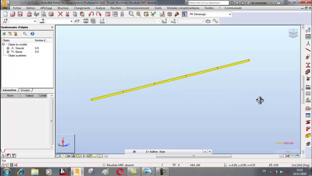 Modélisation d'un pont roulant sur AUTODESK ROBOT ANALYSE : Modèle d ...