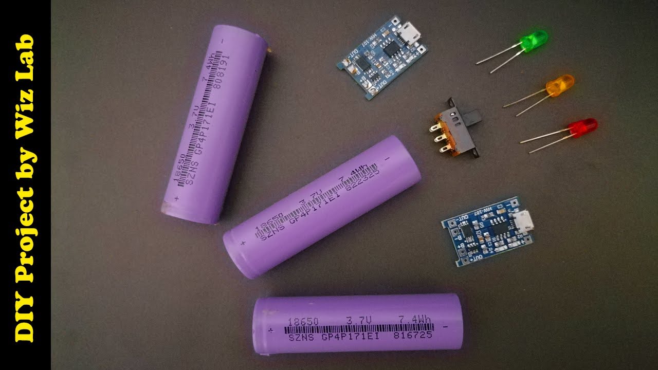 How to Make Rechargeable Li-Ion Battery | DIY rechargeable battery ...