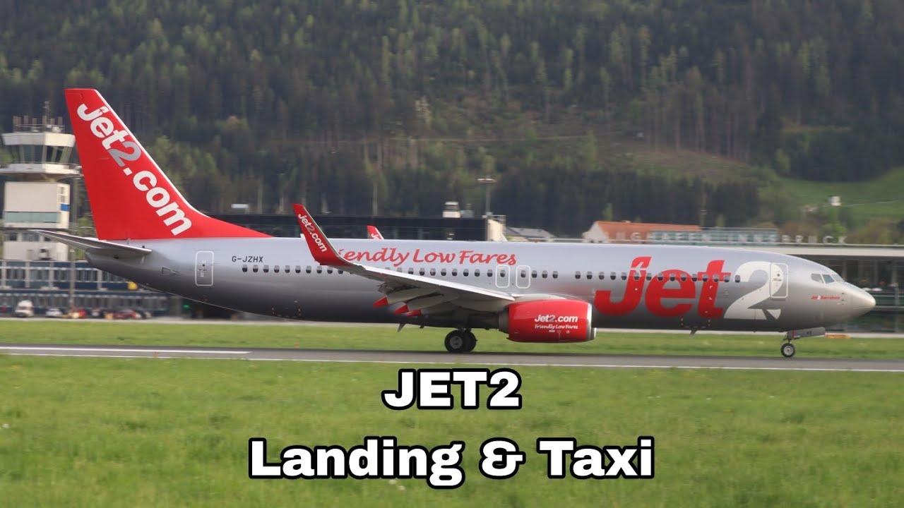 Jet2 landing and Taxi to the gate. | JET2 |G-JZHJ| 737-800| # ...