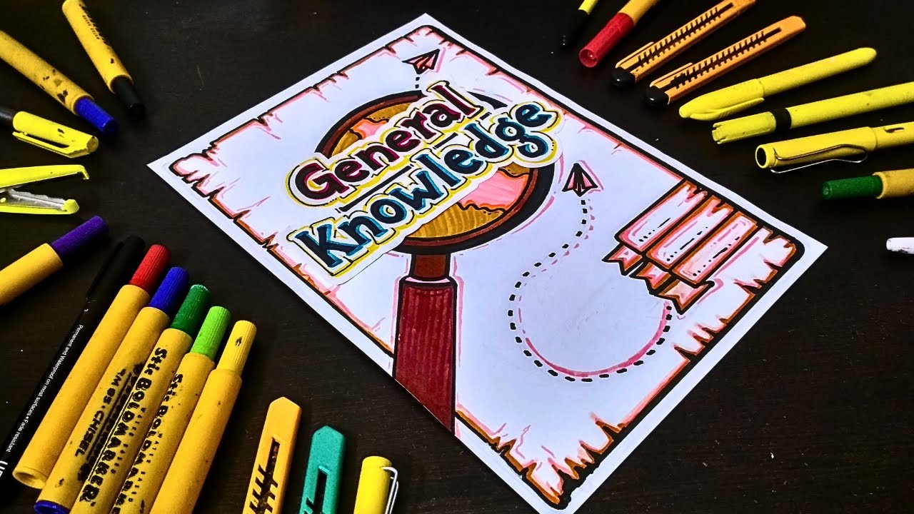 General Knowledge Front Page Design | General Knowledge Cover Page ...