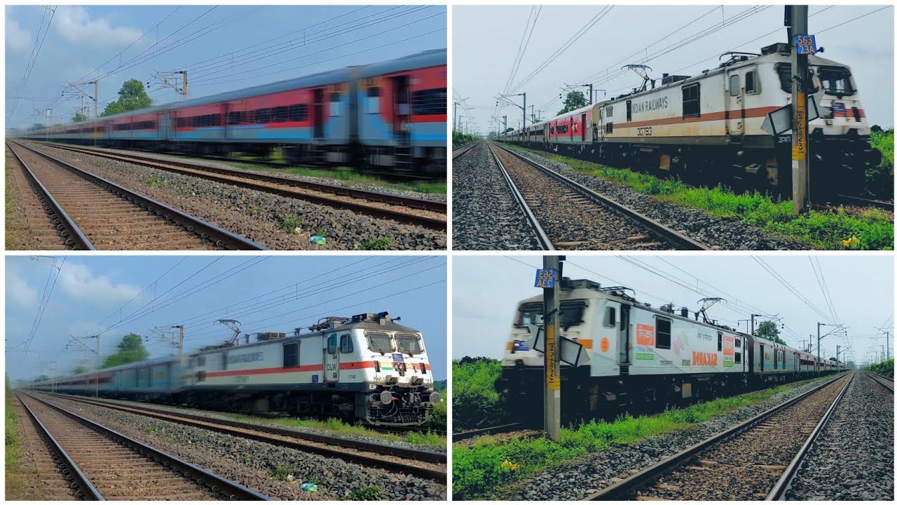 Delhi Jane Wali Sari Express Train | Rail Videos | Indian Railway - YouTube