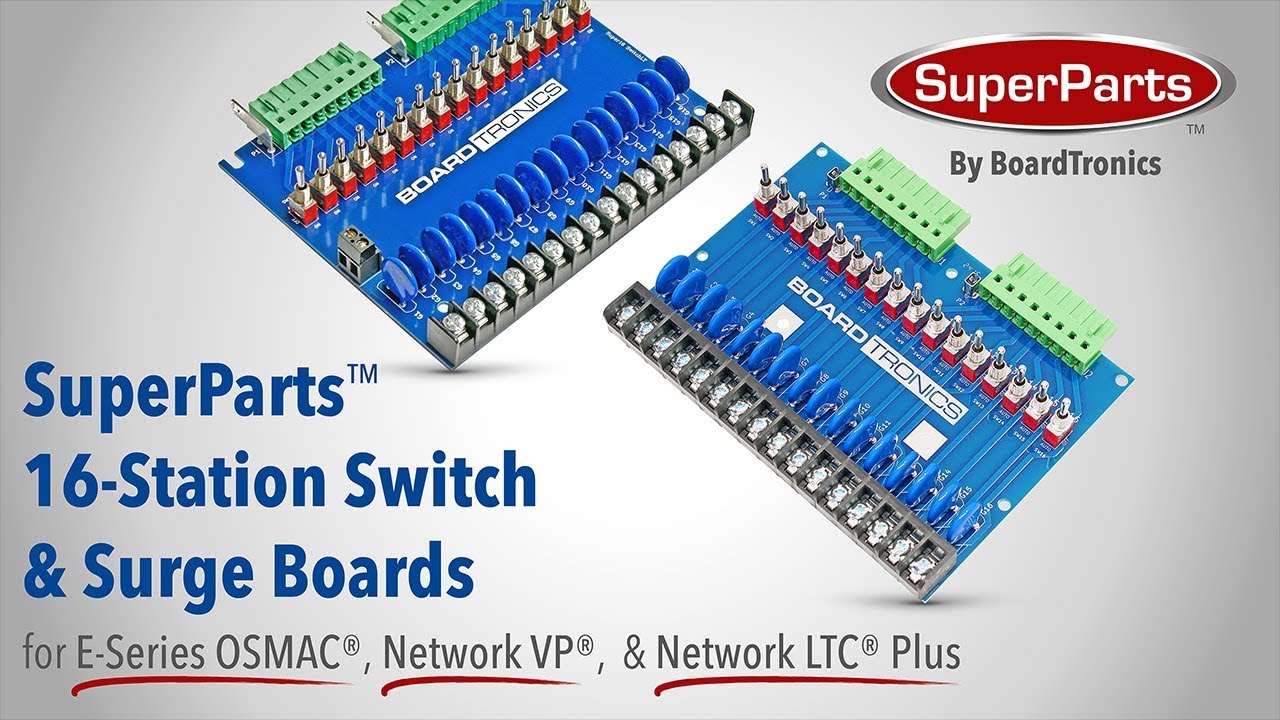 SuperParts™ Product Video - 16-Station Switch & Surge Board for E ...