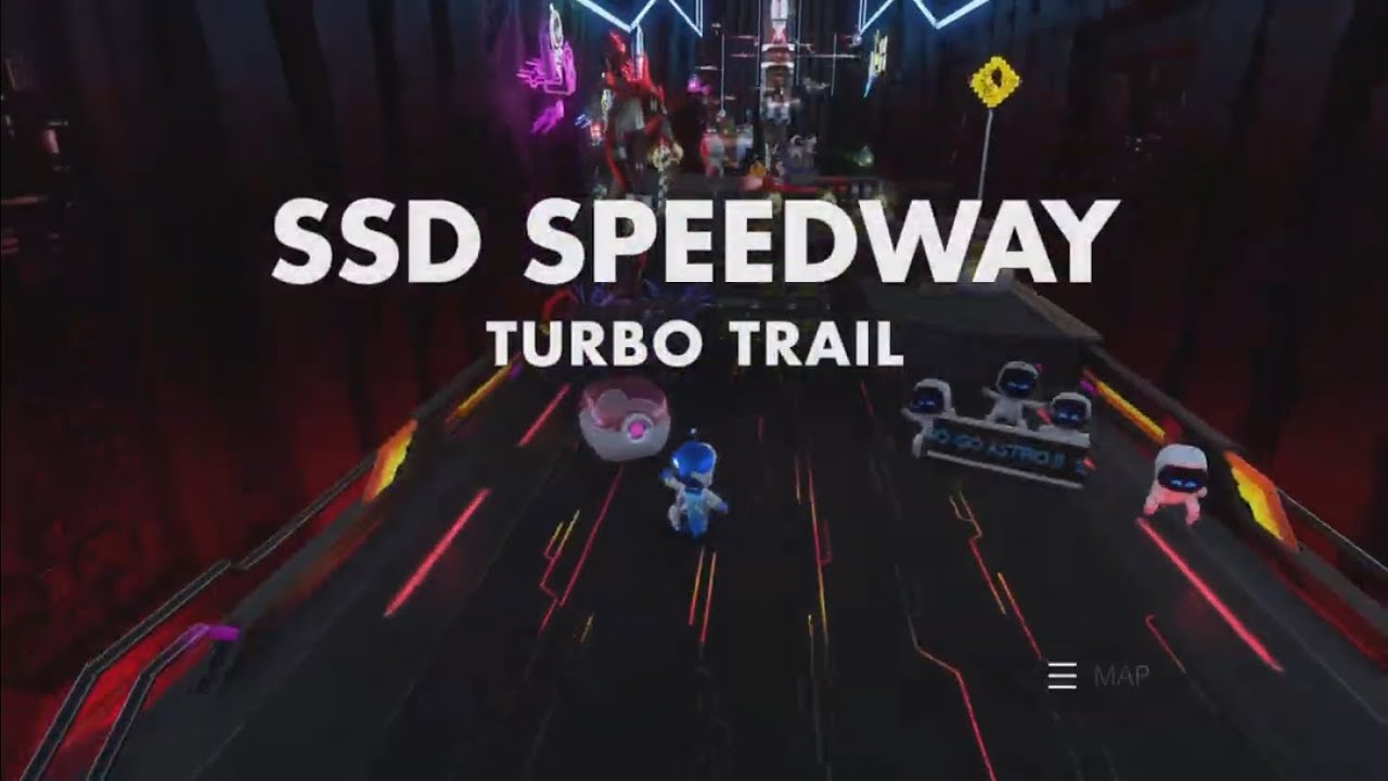 ASTRO's PLAYROOM SSD Speedway - YouTube