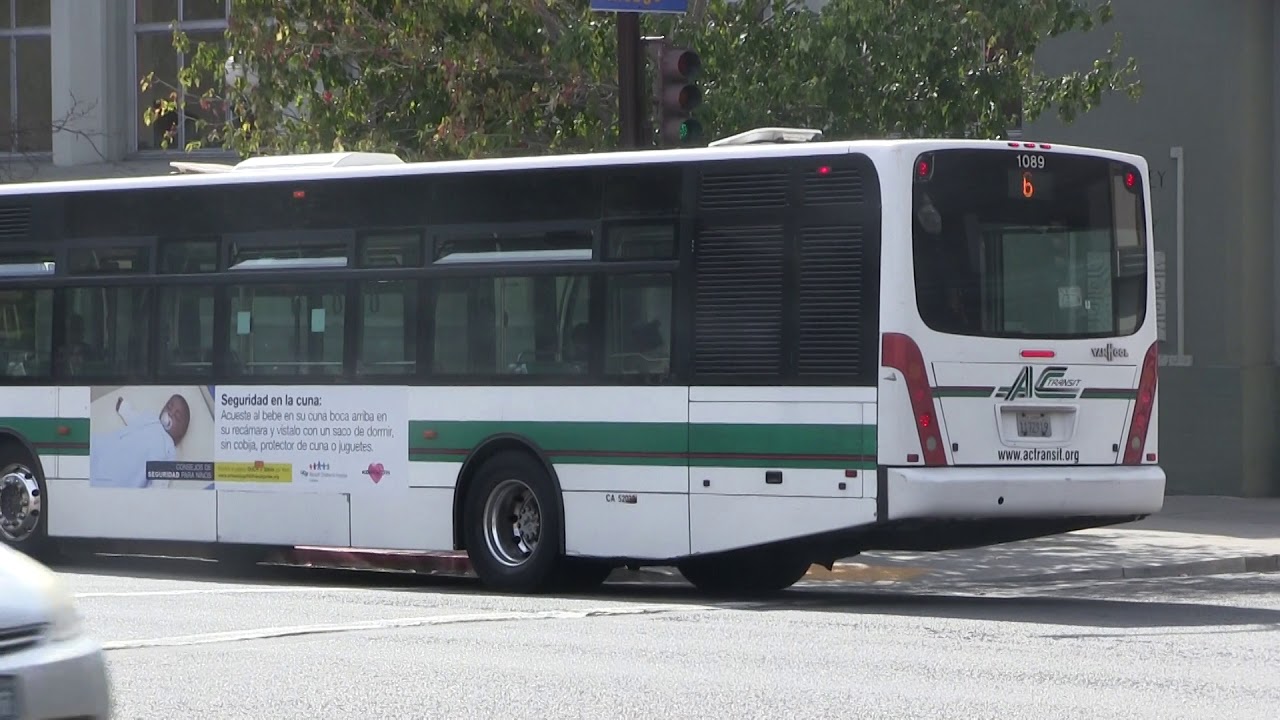 AC Transit - Van Hool A330 Route 6 #1089 - YouTube