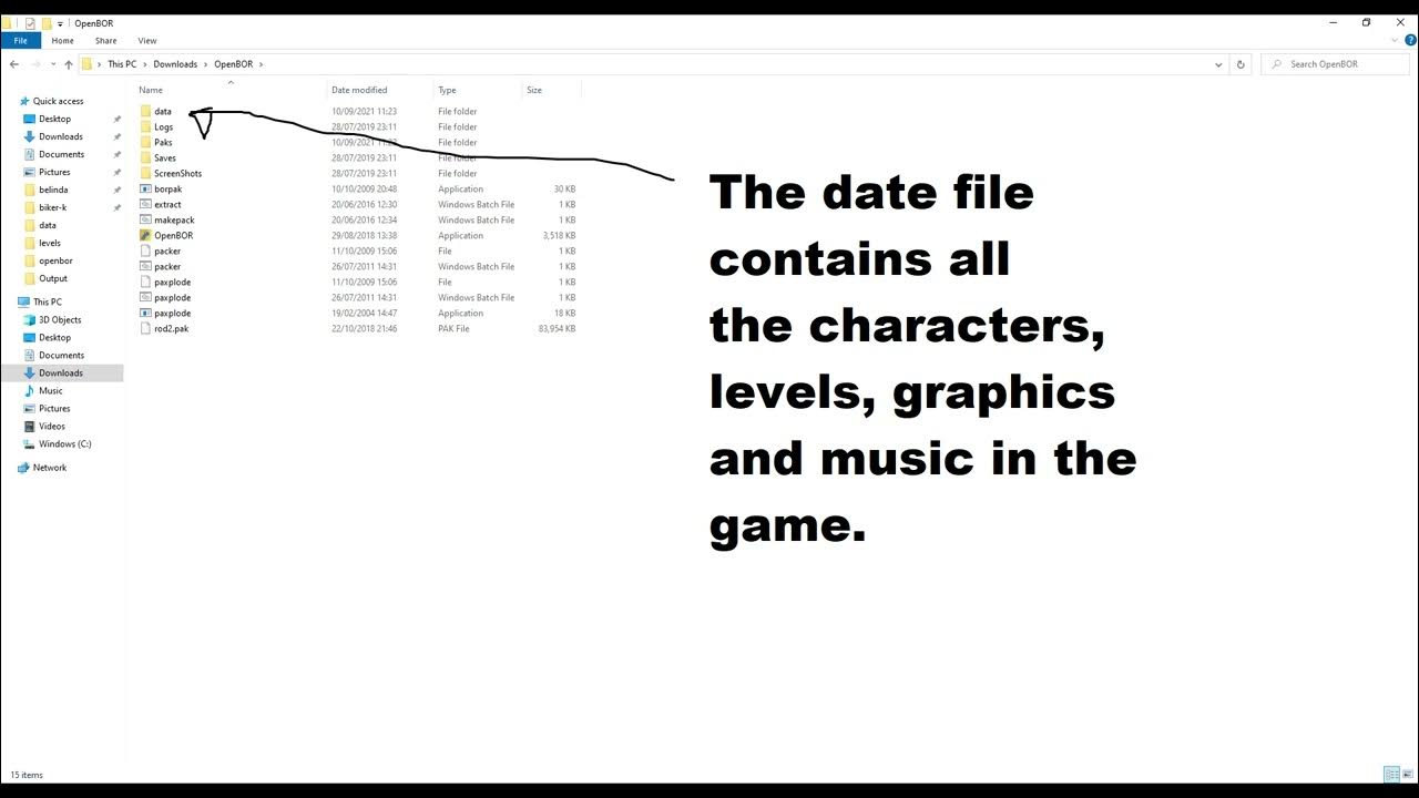 How to load Openbor characters - YouTube