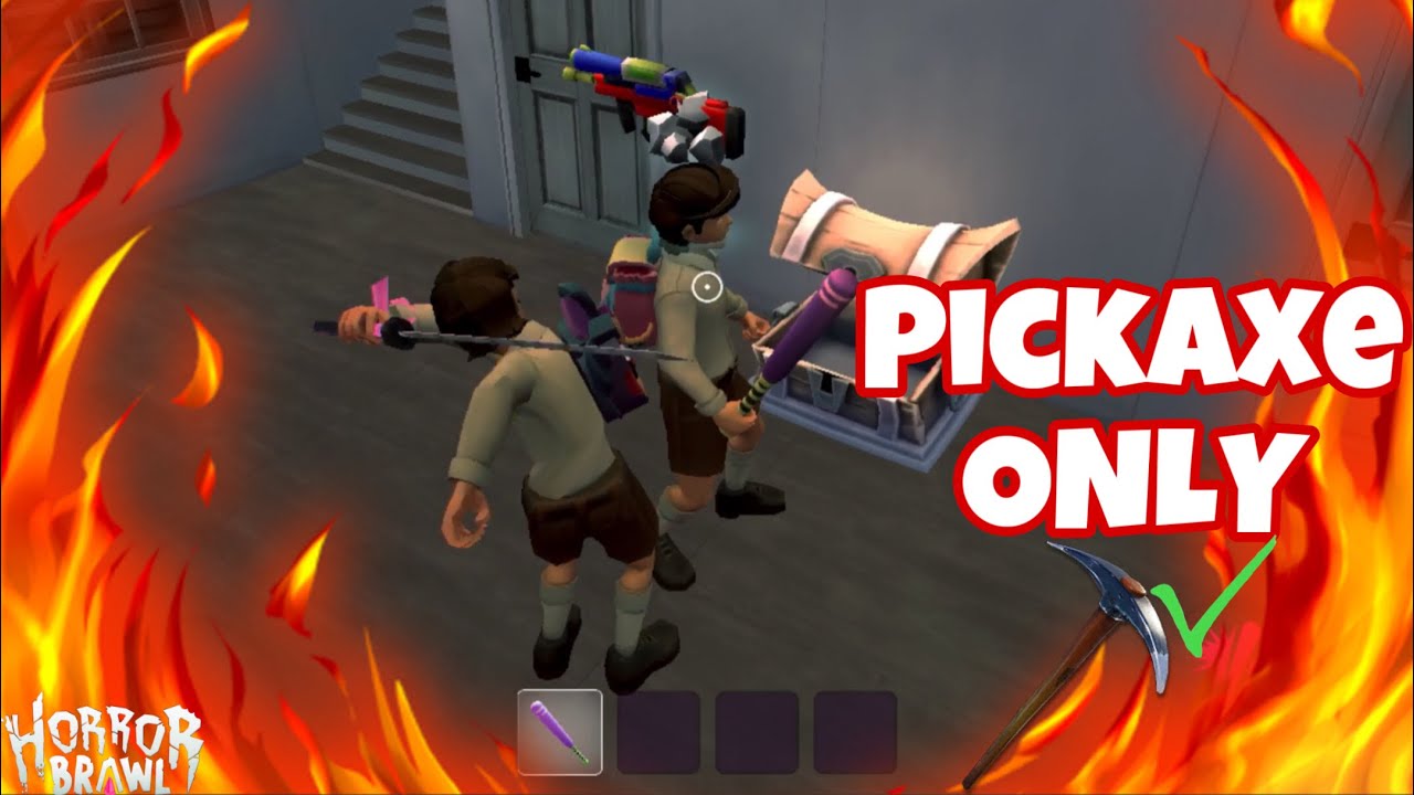 Horror Brawl *PICKAXE ONLY CHALLENGE* Part 2 - YouTube