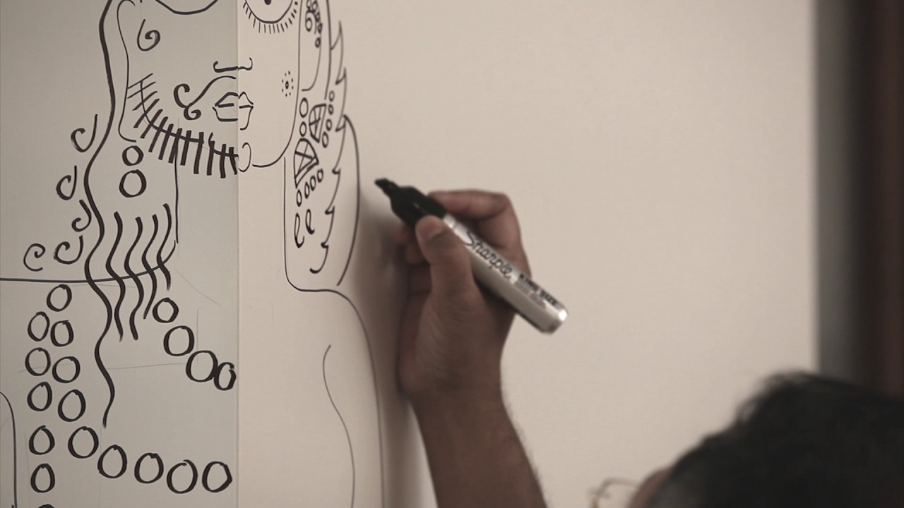 Devdutt Pattanaik Illustrating - YouTube