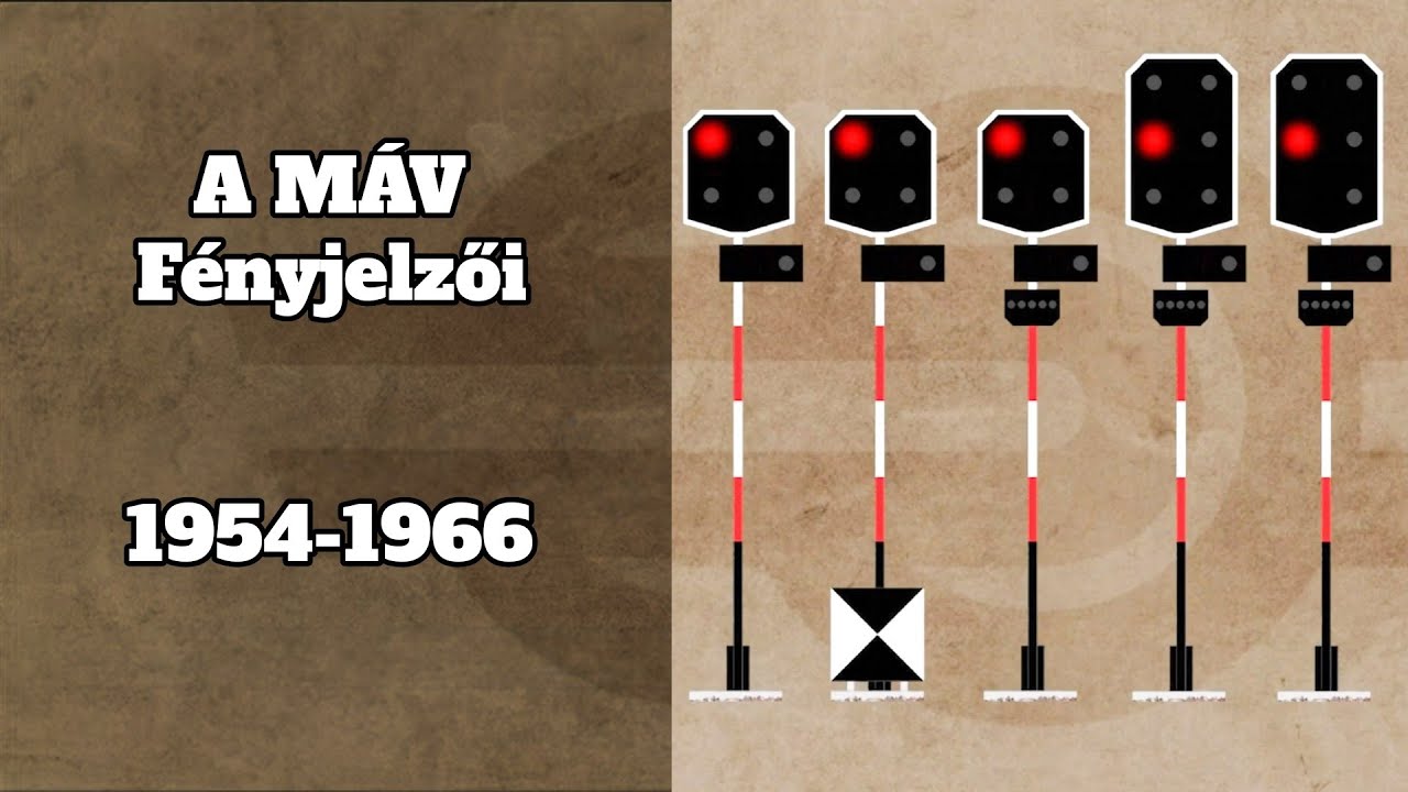 A MÁV FÉNYJELZŐI 4. - Az automata térközjelzők bonyolult világa (1954 ...